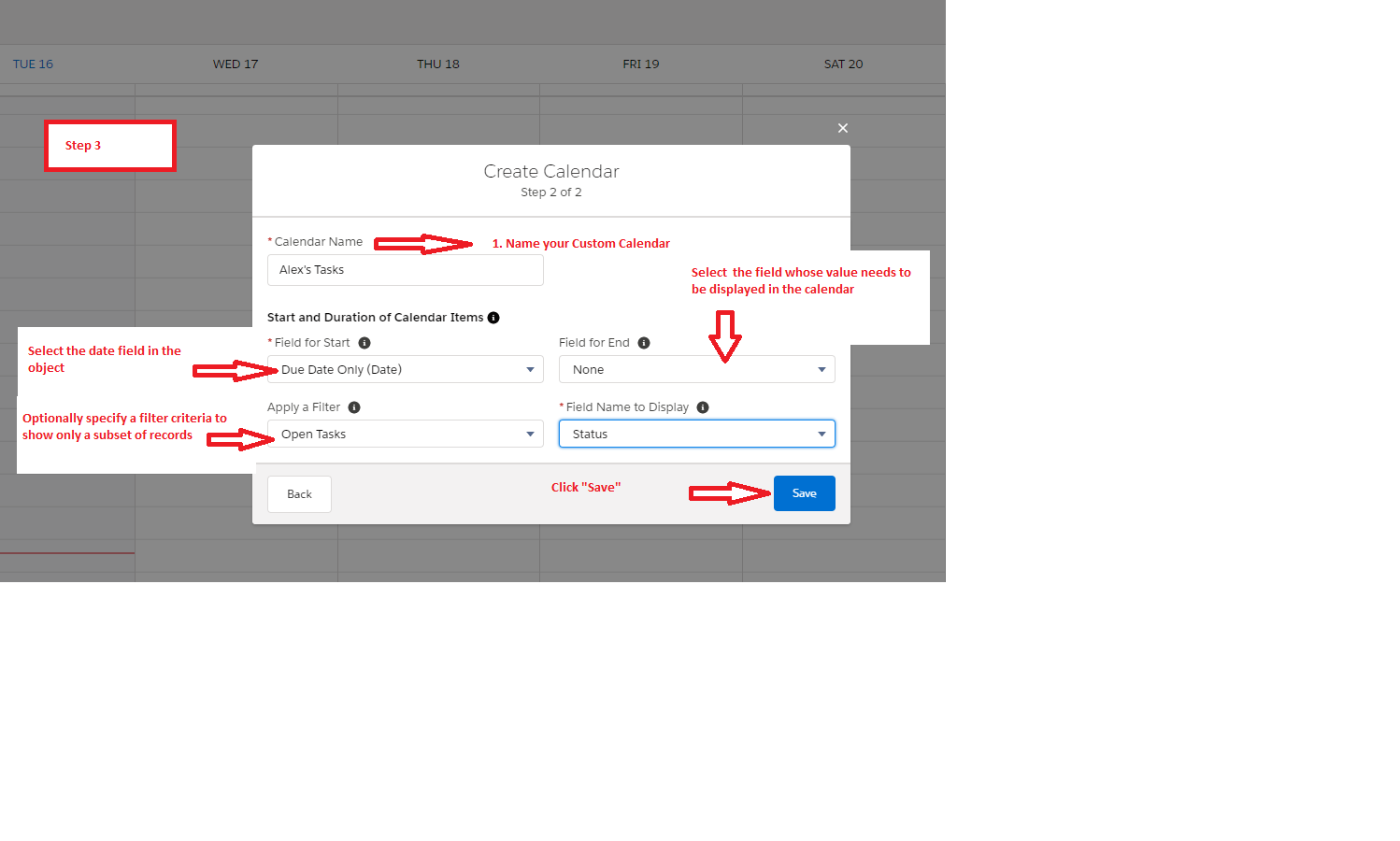How do I create a Custom Calendar in Salesforce? – Cloud Mantras